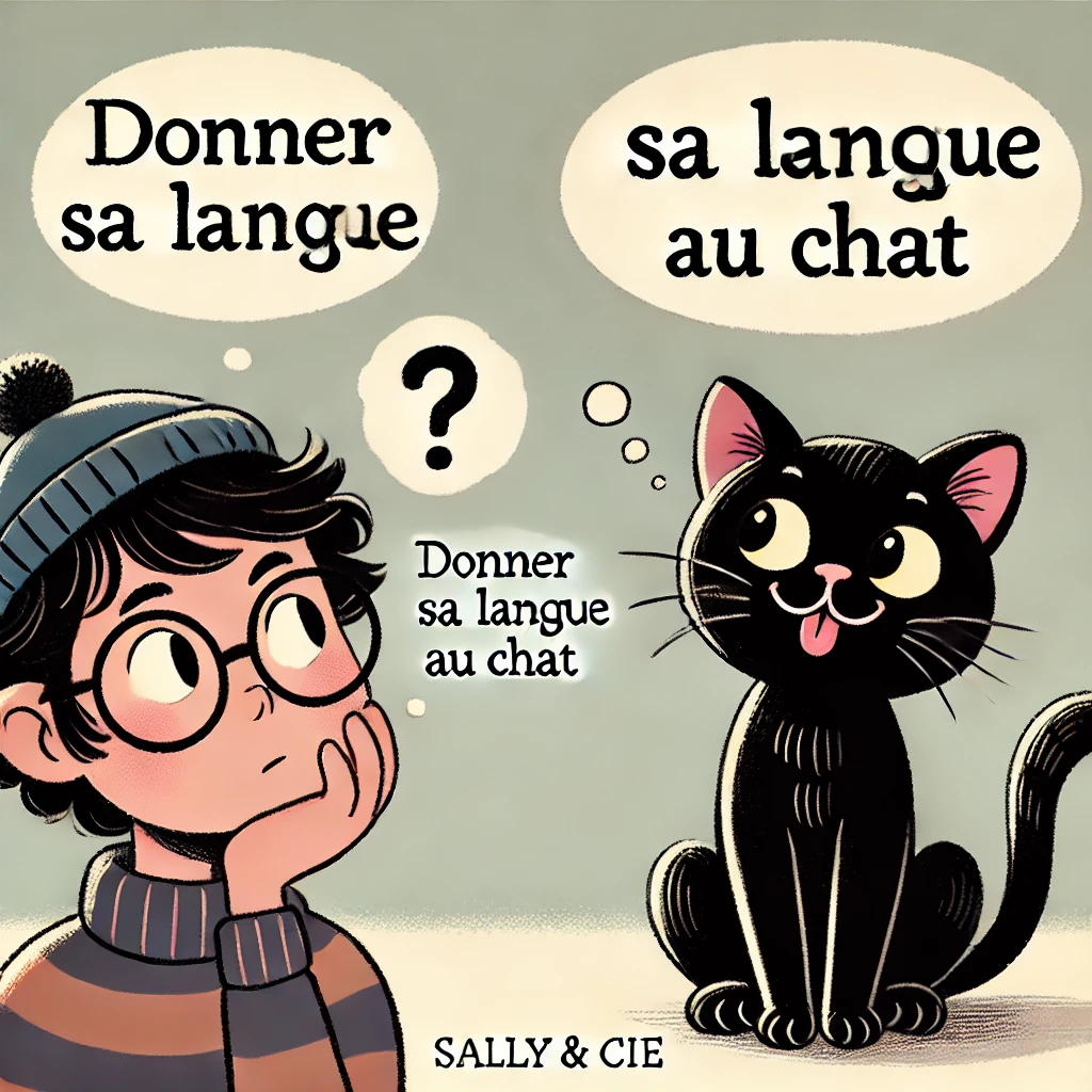 Donner sa langue au chat - Sally et Cie